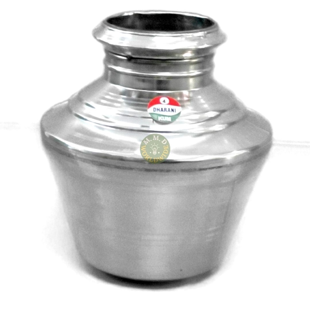 SILVER PAAL KUDAM - STAINLESS STEEL (3/4) | Shopee Malaysia