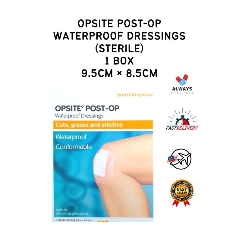 OPSITE POST-OP WATERPROOF DRESSING (1 BOX) | Shopee Malaysia