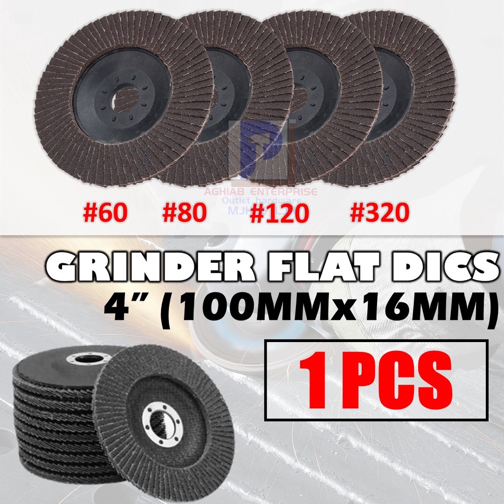 MAGIC 4”-100MM SAND PAPER FLAP DISC (metal,wood,stainless steel ...