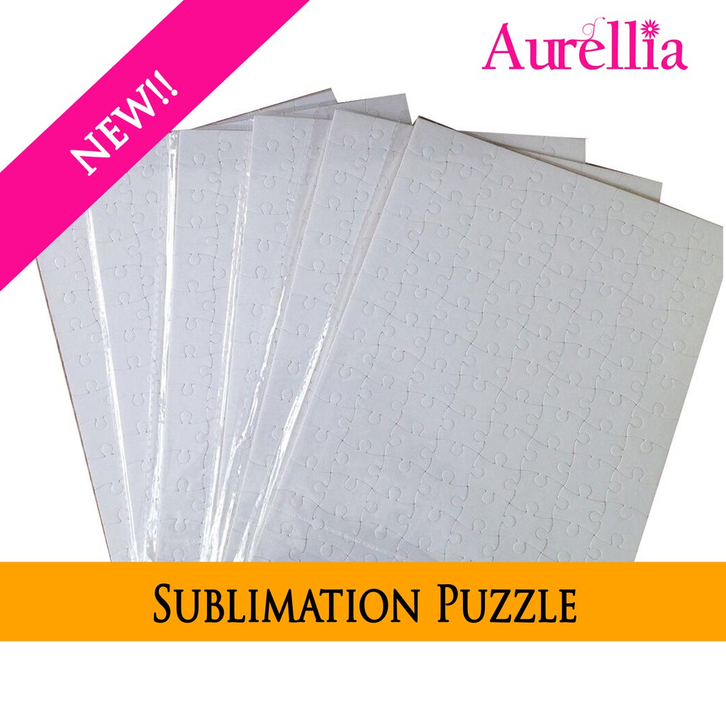 Sublimation Jigsaw Puzzle (Rectangle) (Sparkling) (White) (120 small ...