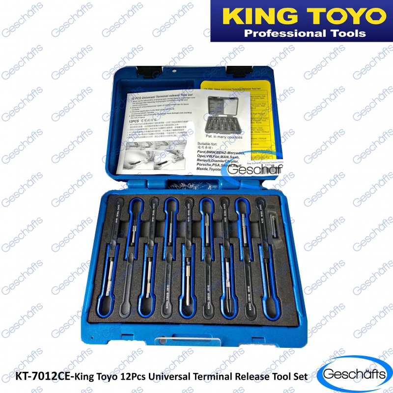 King Toyo 12 PCs Universal Terminal Release Tool Set | Shopee Malaysia