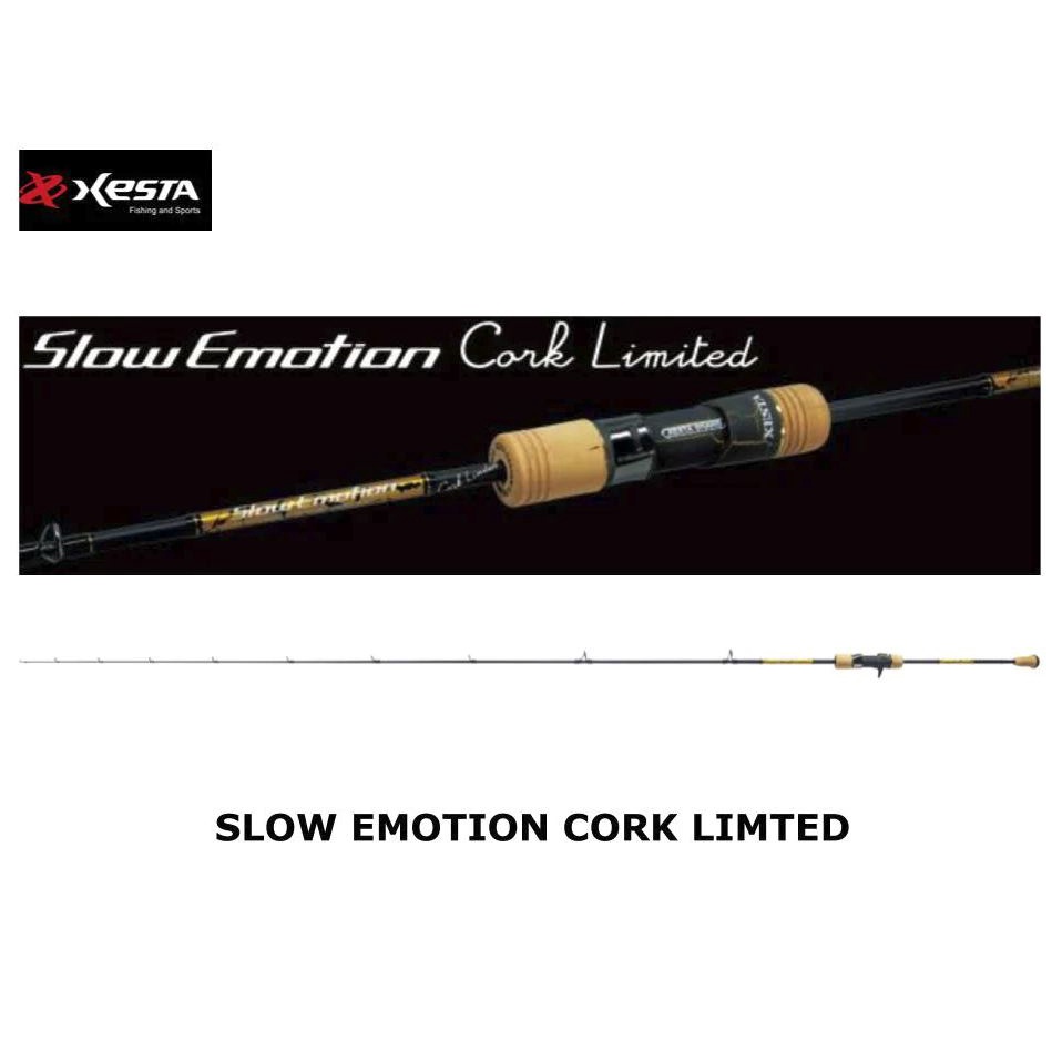 XESTA fishing rod SLOW EMOTION CORK LIMITED B642 B643 B644 Jigging Baitcasting Rod | Shopee Malaysia
