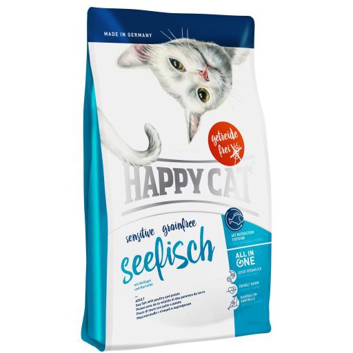 Happy Cat Sensitive Grainfree Seafish (1.4kg) | Shopee Malaysia