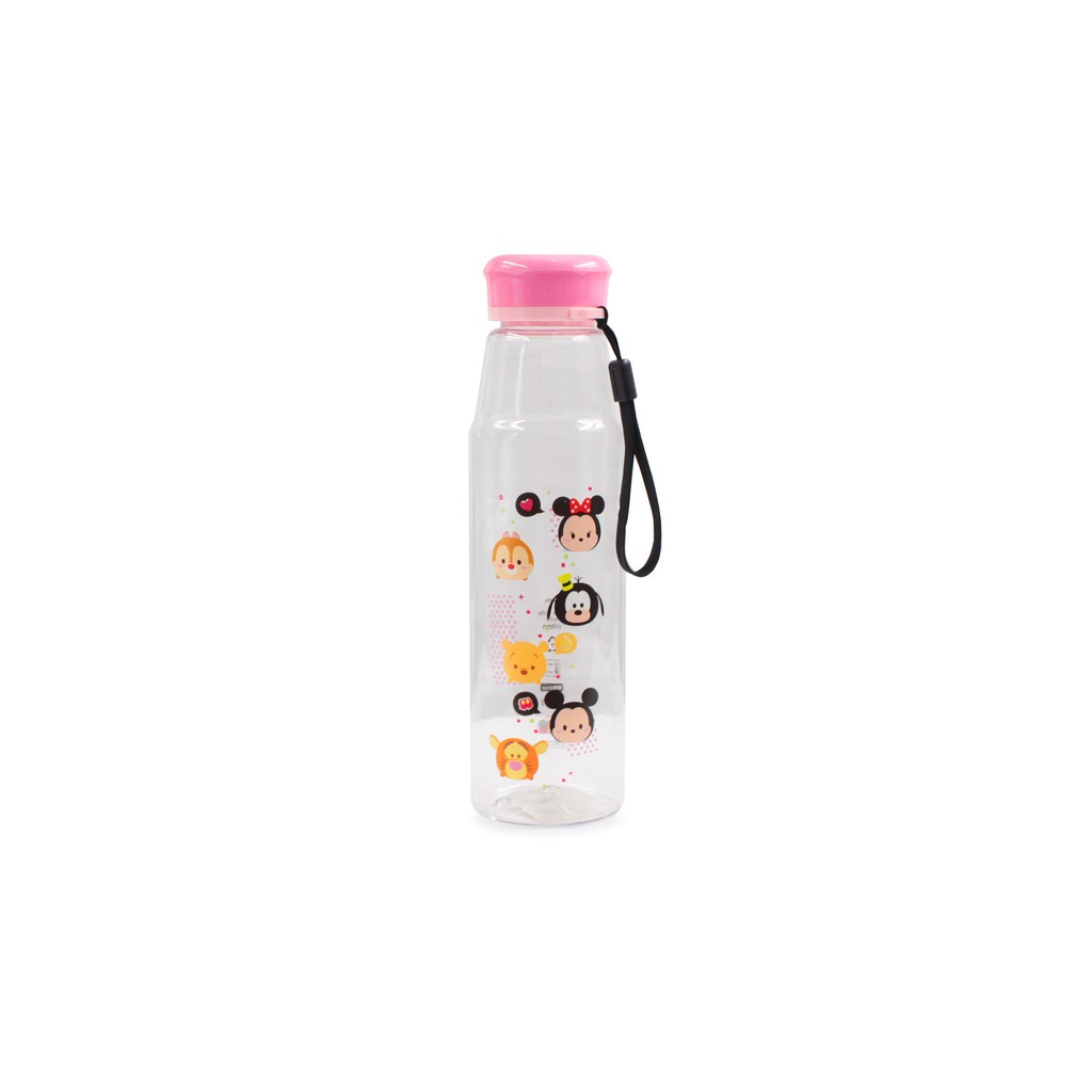 Disney Tsum Tsum Transparent School Kid's Water Bottle - Pink Colour ...