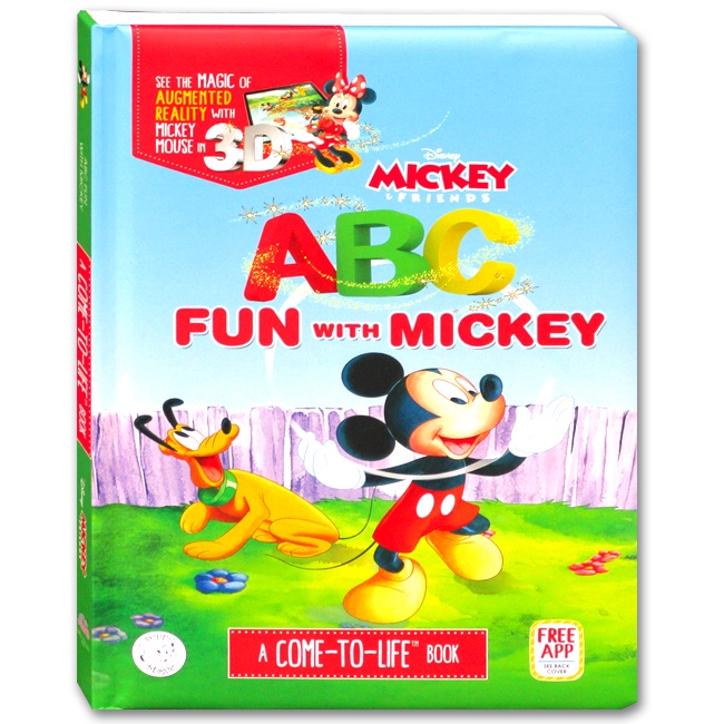 Disney Mickey & Friends ABC Fun With Mickey - A Come-to-Life Board Book ...