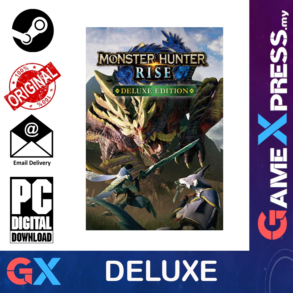 Monster Hunter Rise Deluxe Edition PC Game Steam Platform | Shopee Malaysia