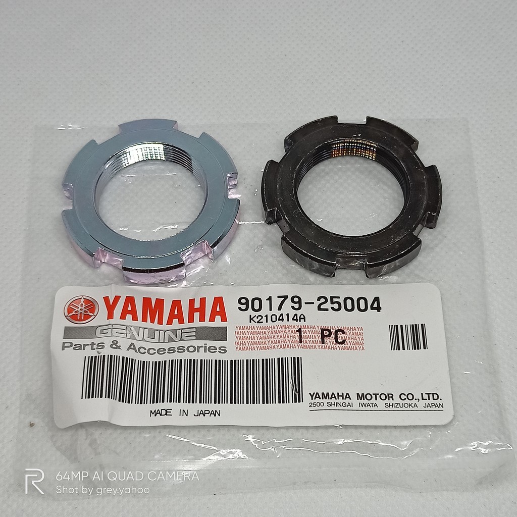 Yamaha Y125 Y15 RXZ Nut Steering Cone Original Japan (90179-25003/90179 ...