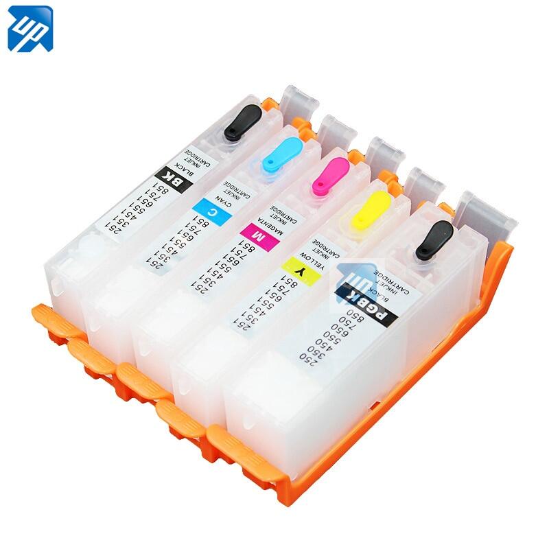 5PK Pgi-750xl Cli-751xl Refillable Ink Cartridge For Canon Ip7270 ...