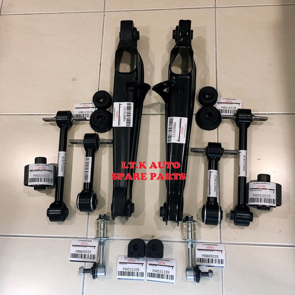 16 ITEM/FULL SET PROTON WIRA WAJA GEN2 PERSONA PUTRA REAR LOWER ARM ...