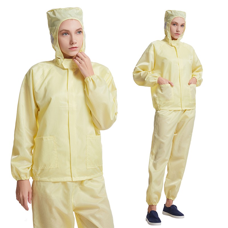 Clean room suit 2 in 1 Ppe Protective Suit Washable Antistatic Coverall ...