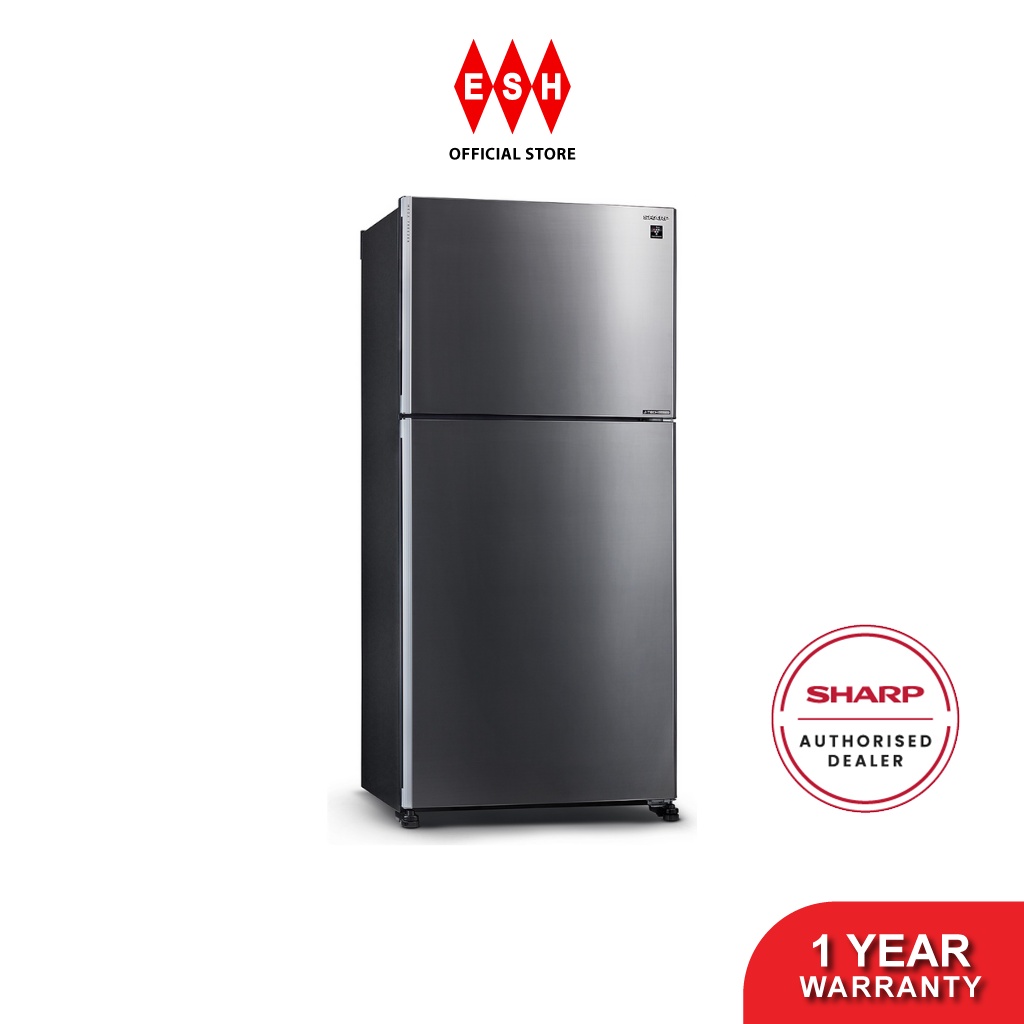 Sharp Pelican Series 2 Door Refrigerator (720L) SJP801MFMS | Shopee ...