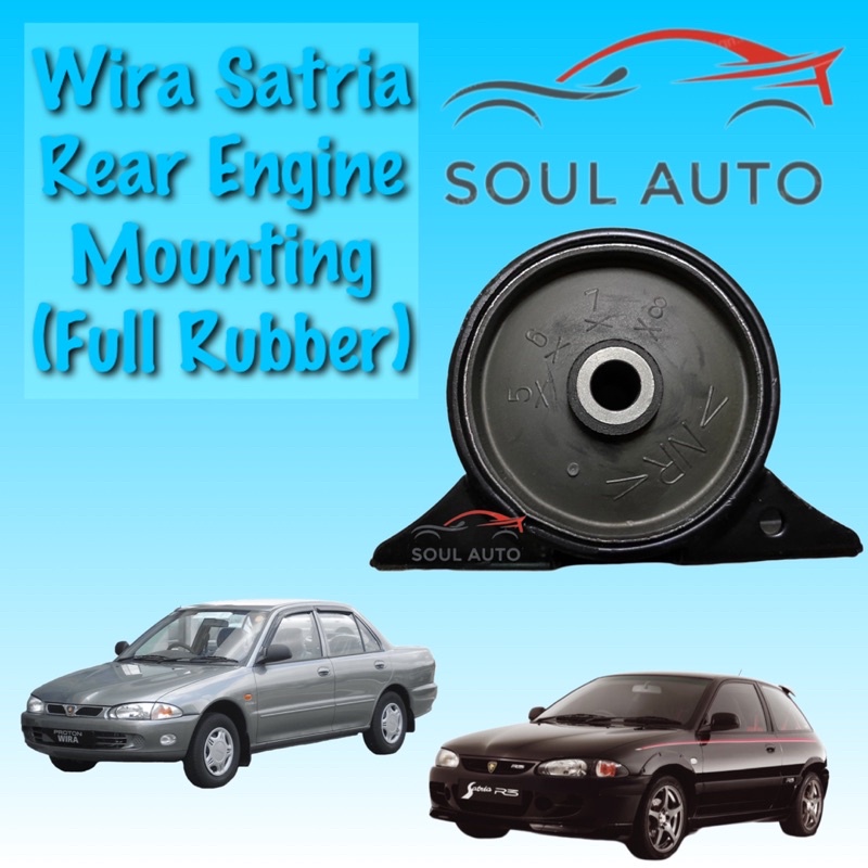 Proton Wira Satria Waja Gen2 Persona Rear Engine Mounting Racing Full Rubber | Shopee Malaysia