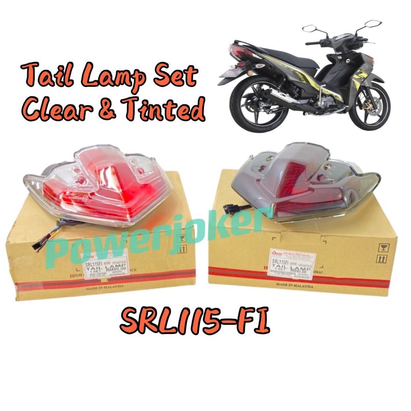 SRL115fi/SRL 115 Fi/Lagenda 115 Fi Fuel Injection (Clear & Smoke) Lampu ...