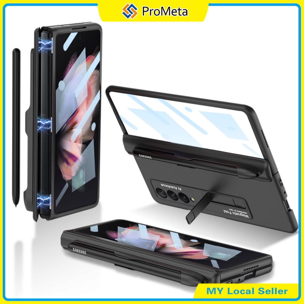 Kes Engsel Magnetic Hinge Case for Samsung Galaxy Z Fold 3 Fold 4 Fold ...