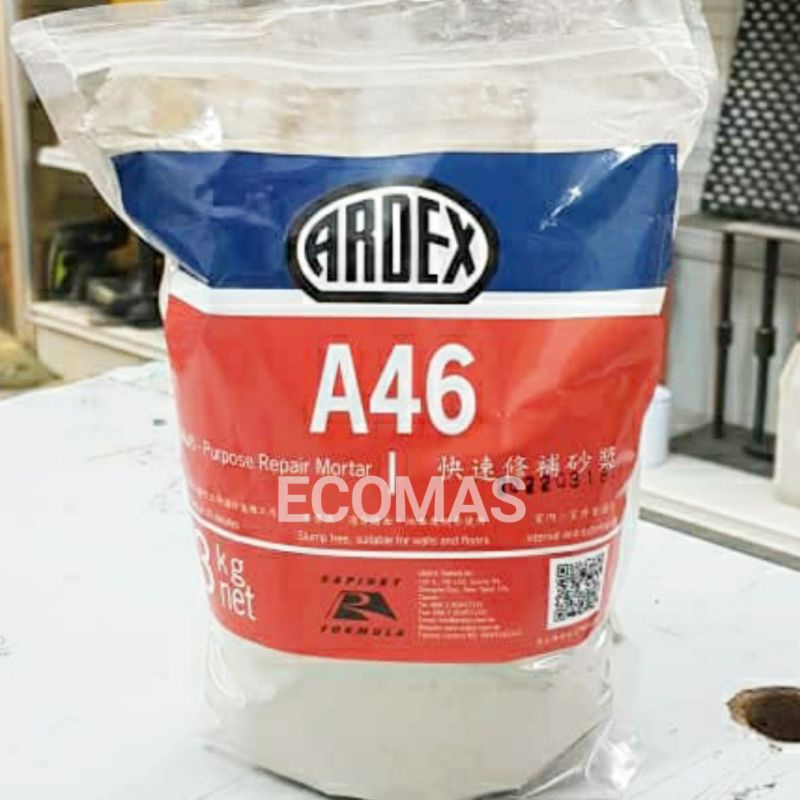 ARDEX A46 (3KG PACK) MULTI-PURPOSE RAPID CONCRETE REPAIR MORTAR FOR EXTERNAL AND INTERNAL USE ...