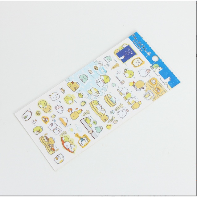 Sumikkogurashi Stickers Cuckoo Card Diy Decorative Waterproof Pvc