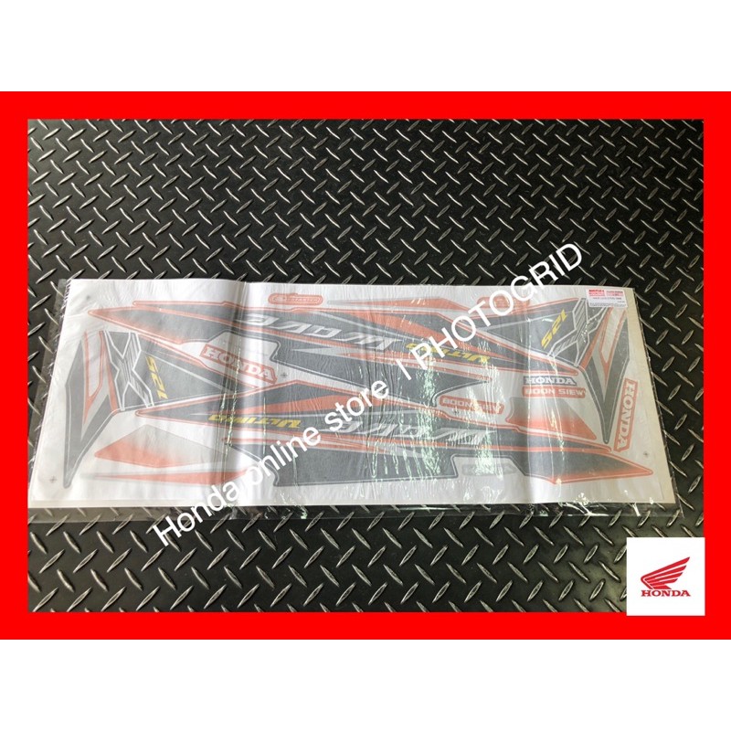 Stripe Sticker Cover Set Honda Wave 125X ULTIMO Wave 125 X Wave125 X (2 ...