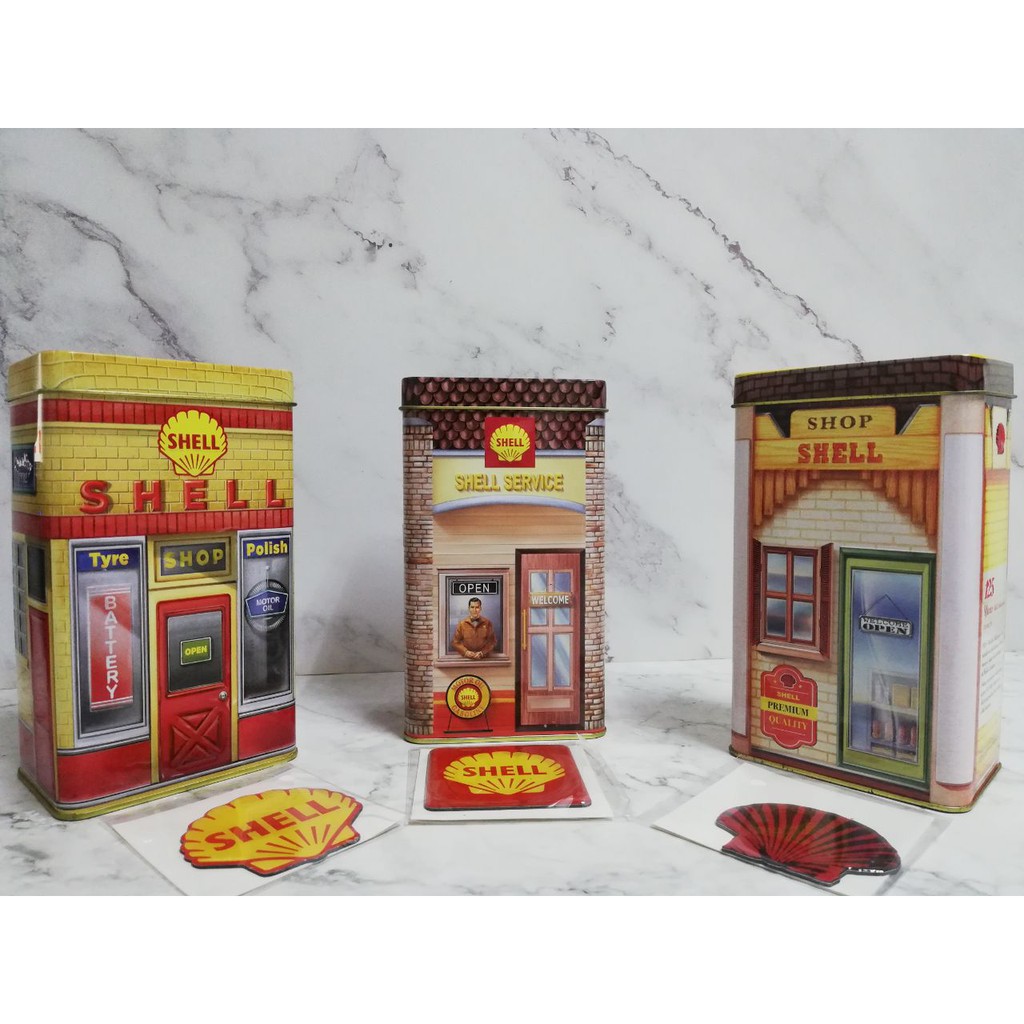 Shell Heritage Canister Collection - 125 Years Shell Malaysia | Shopee ...