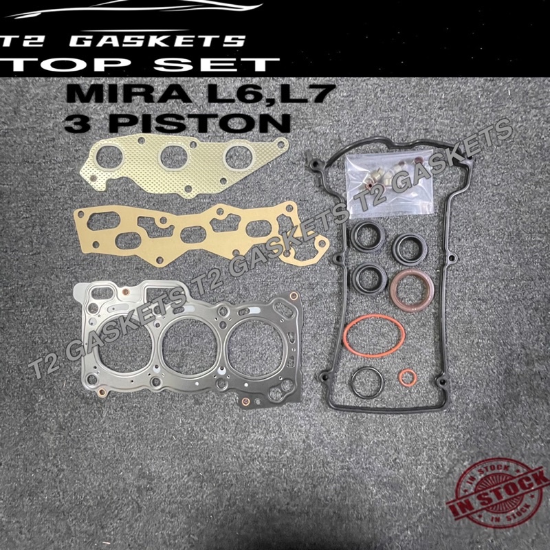 DAIHATSU MIRA L5/L6/L7/L9 (3 PISTON) EF-GL TOP OVERHAUL SET , FULL SET ...