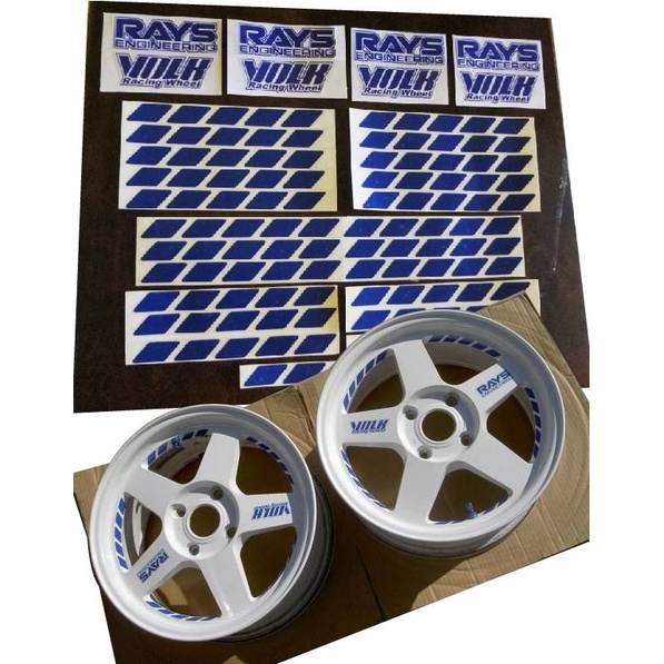 Sticker Rim TE PAPAN (Volk Racing Rays TE37 FIRST GENERATION) | Shopee ...