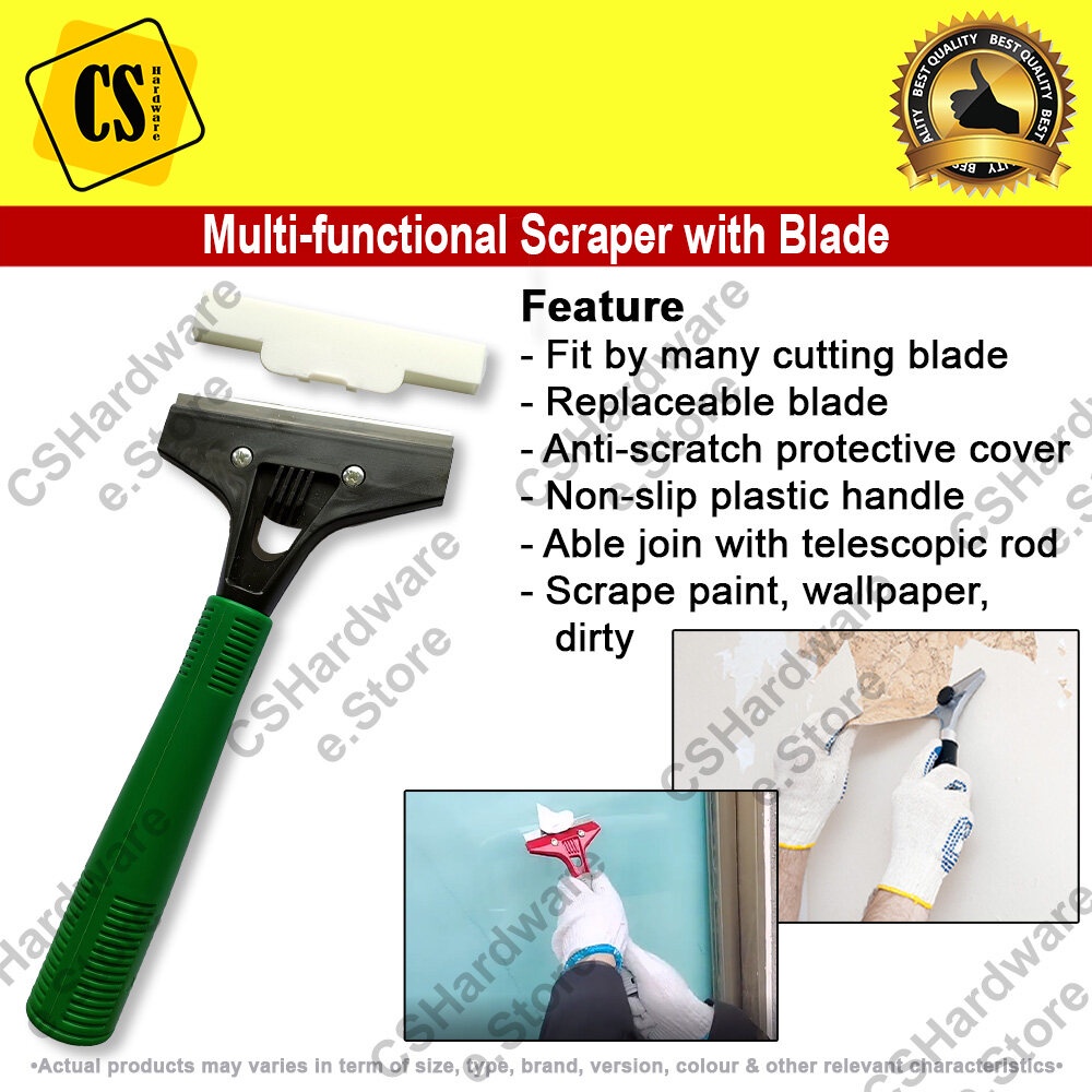 Scraper with Blade Safety Fixed Blade Scraper Cleaning Tool Remove ...
