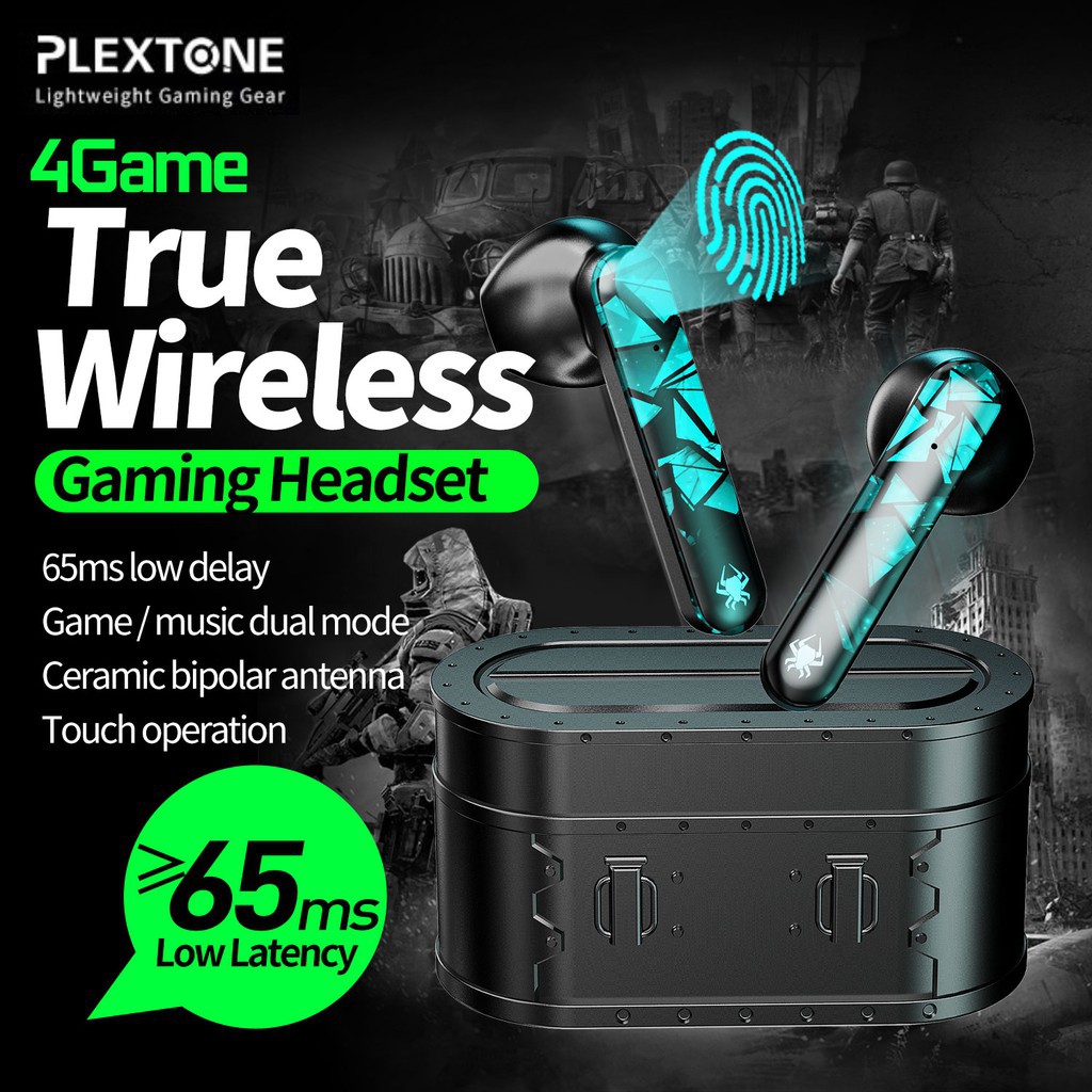 PLEXTONE 4Game TWS True Wireless 65ms Ultra-Low Latency Headphones ...