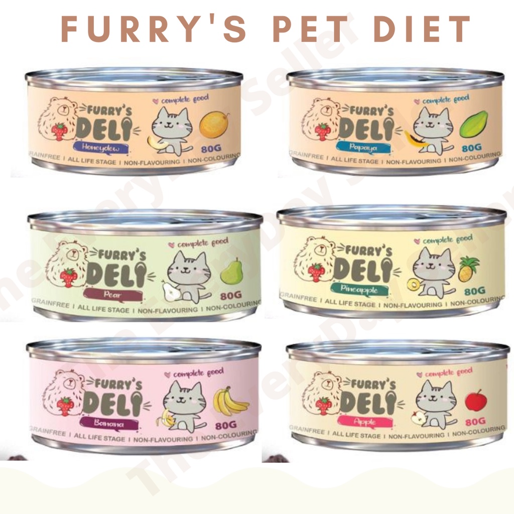 FURRY'S DELI Cat Wet Food / Cat Food / Grain Free / Diet Kucing ...