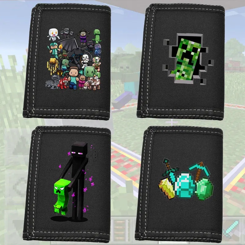 Minecraft Kids roblox Wallet Ready Stock minecraft Pencil Case among us ...