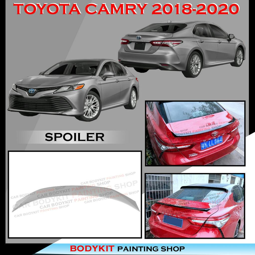 TOYOTA CAMRY 2018-2020 REAR TRUNK SPOILER LIP -MATERIAL ABS BODYKIT ...