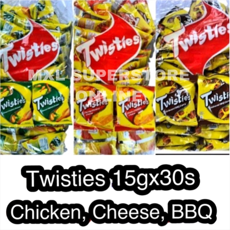 Twisties 15gm x 24's (Bbq/Tomato/Cheese/Chicken) | Shopee Malaysia
