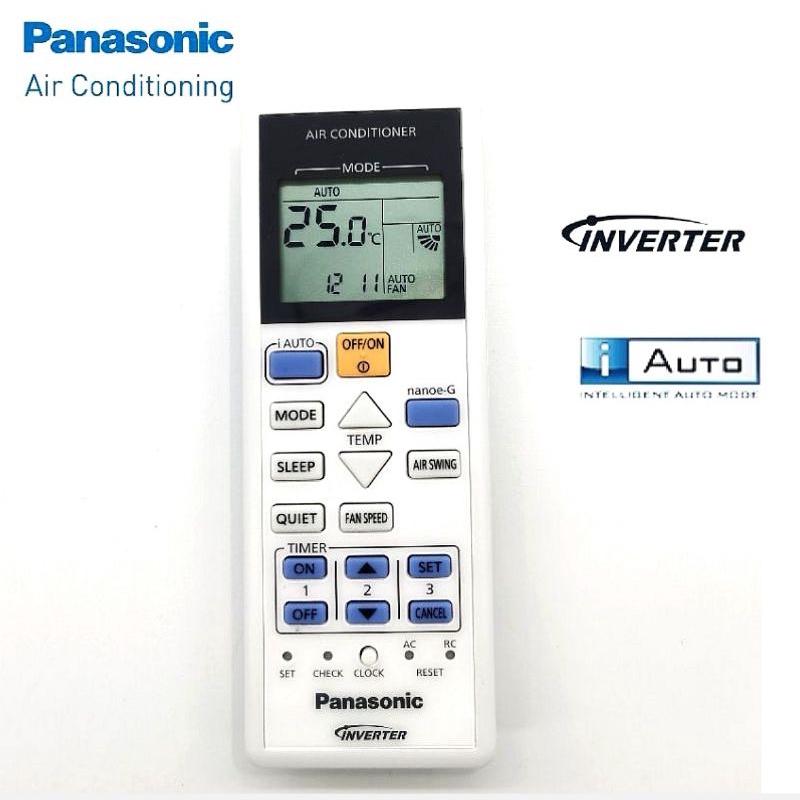 Original Panasonic i AUTO Air Conditioner remote control (INVERTER ...