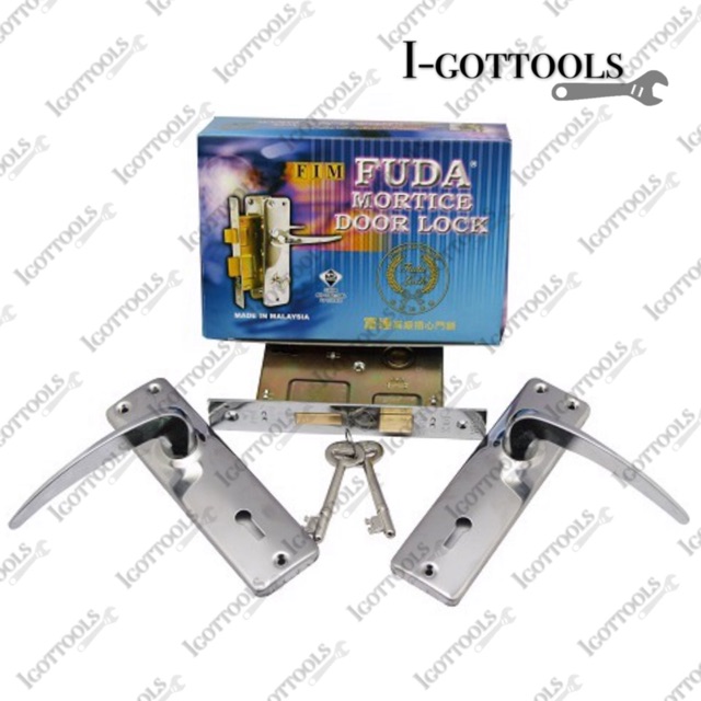 FUDA 2 LEVER MORTICE DOOR LOCK | Shopee Malaysia