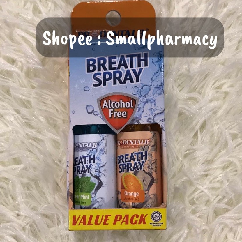 Value Pack Prodental-B Breath Spray Alcohol Free ( Orange & Spearmint ...