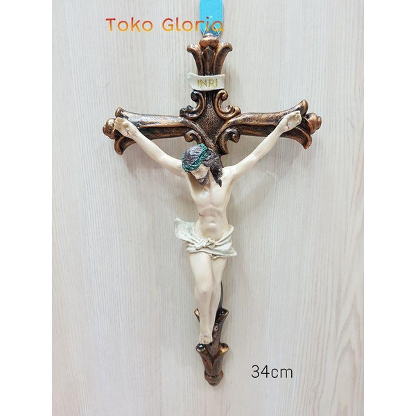 KAYU !! Paint | Wall Jesus Cross Display/Jesus Wood Motif (Spiritual ...