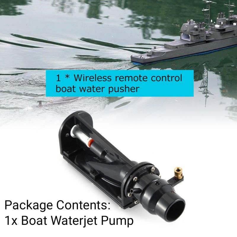 Rc Boat Waterjet Pump Spray Water Thruster with Motor Cooling Radiator ...