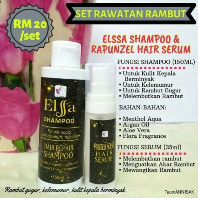 FREE GIFT 🎁🎁 SHAMPOO DAN SERUM UNTUK RAMBUT GUGUR, KELUMUMUR,GATAL 🔥~ 💯 ...