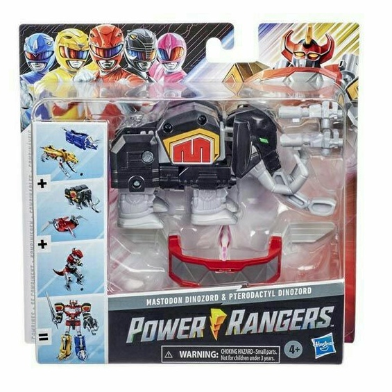 Power Rangers Mighty Morphin Mastodon And Pterodactyl Dinozord ...