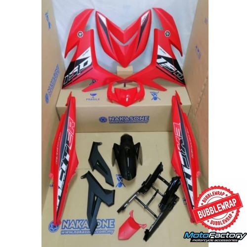 (READY) YAMAHA Y15ZR Y15ZR V1/V2 COVER SET EXCITER RC RED #TANAM ...