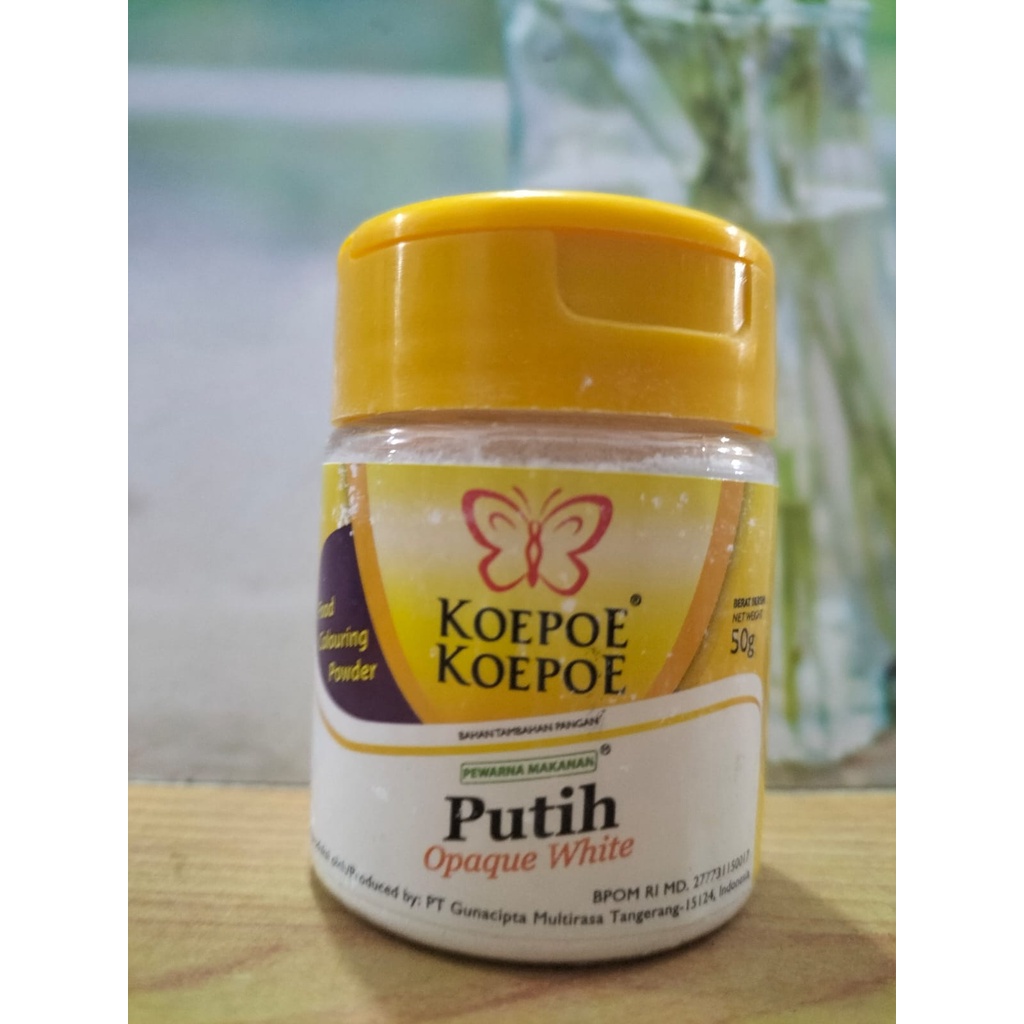 Opaque White Koepoe Koepoe / White Coloring 50Gr | Shopee Malaysia