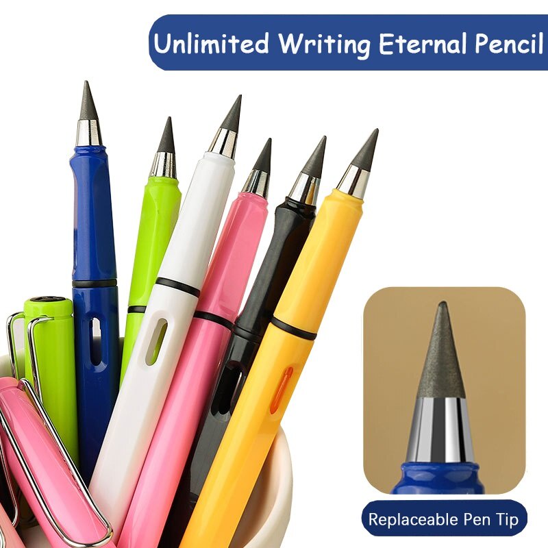 Unlimited Writing Pencil New Technology No Ink Eternal Pencils Kids Art ...