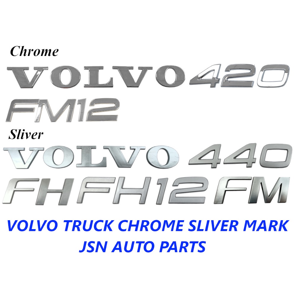 J120S14 VOLVO FM12 FH12 FH VERSION 1 FM FH VERSION 4 CHROME GREY MARK ...