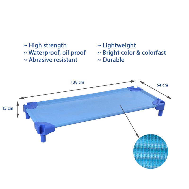 Kids Kindergarten Stackable Bed Mesh Bed Baby Bed Portable Daycare Bed ...