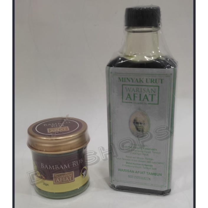 Balm Dan Minyak Urut Warisan Afiat (Combo Set) | Shopee Malaysia