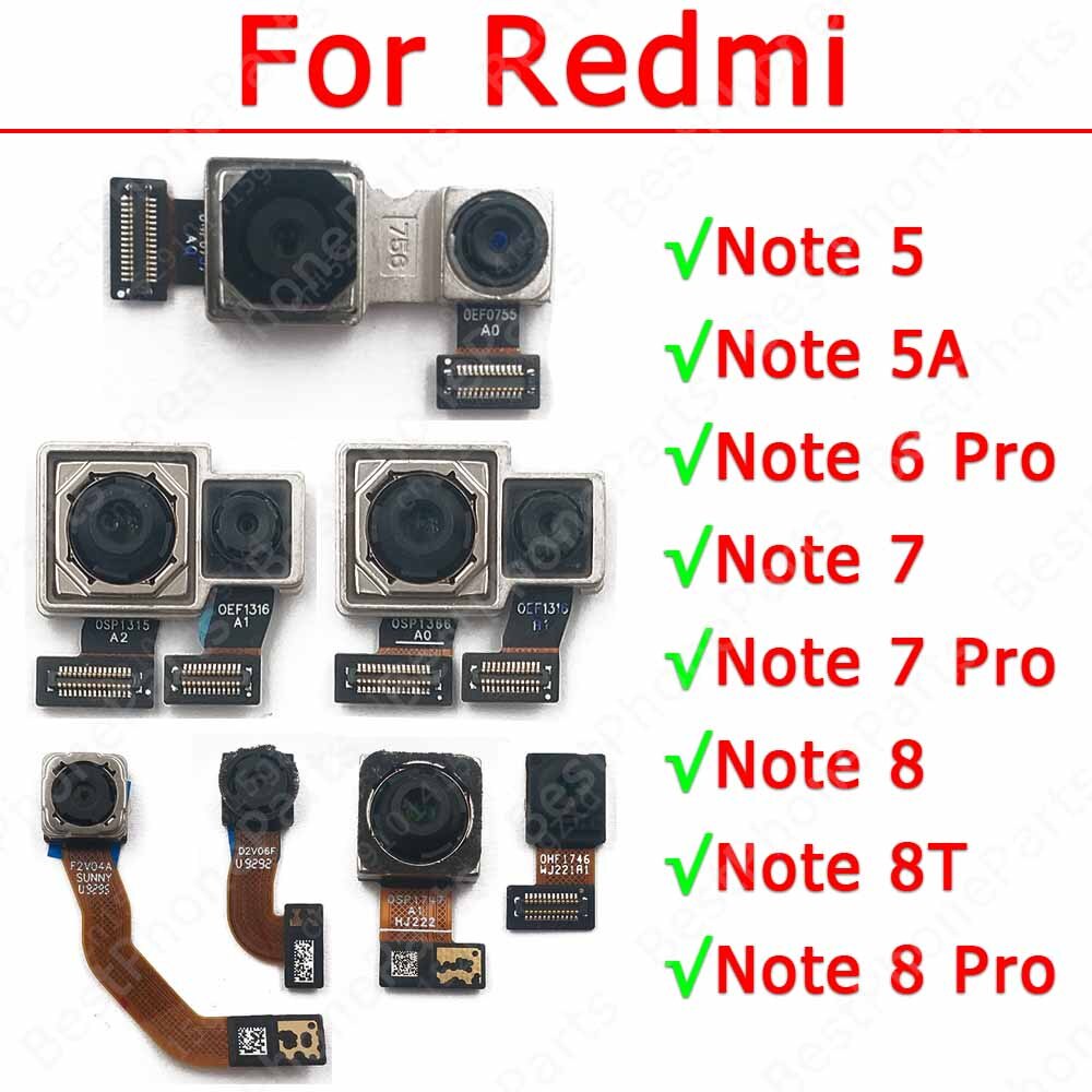 Back Camera For Xiaomi Redmi Note 5 5A 6 7 8 Pro 8T Rear Camera Module ...