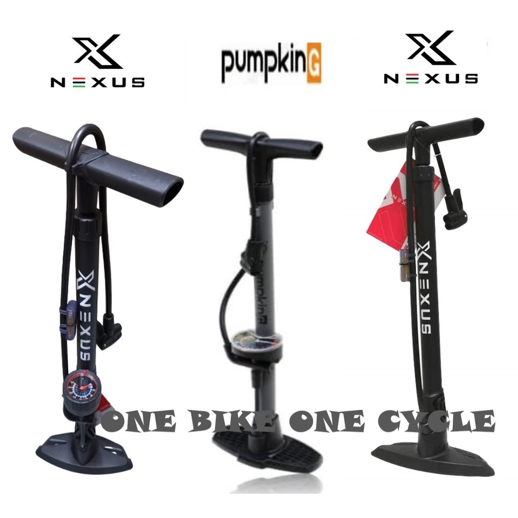 PUMPKING/NEXUS High Pressure Plastic Floor Pump with Gauge & Without ...