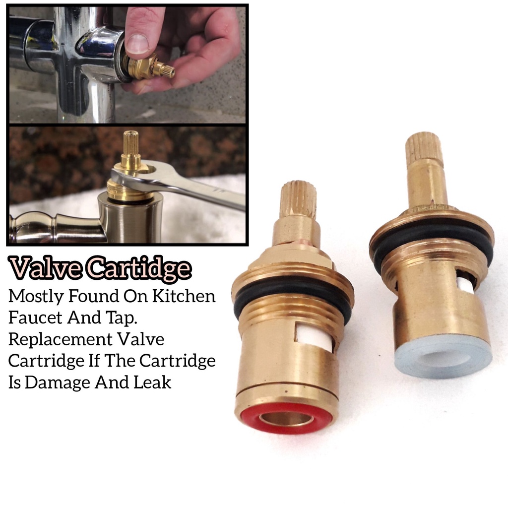 Replacement Brass Kitchen Faucet Valve Catridge For Kitchen Bathroom ...