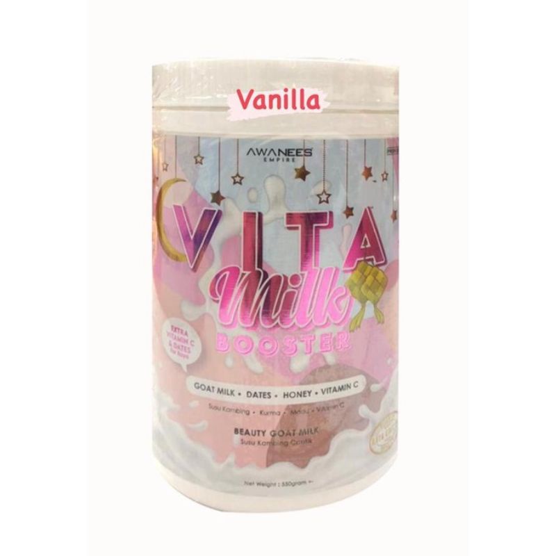 VITAMILK BOOSTER BY AWANESS GRAPE APPLE VANILLA COKLAT 550G/VITAMILK ...