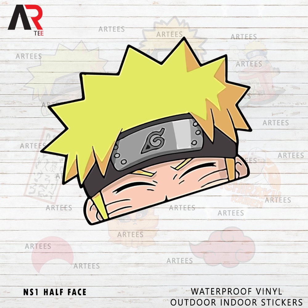Naruto Shippuden Waterproof Sticker Outdoor Indoor sticker Anime lover ...
