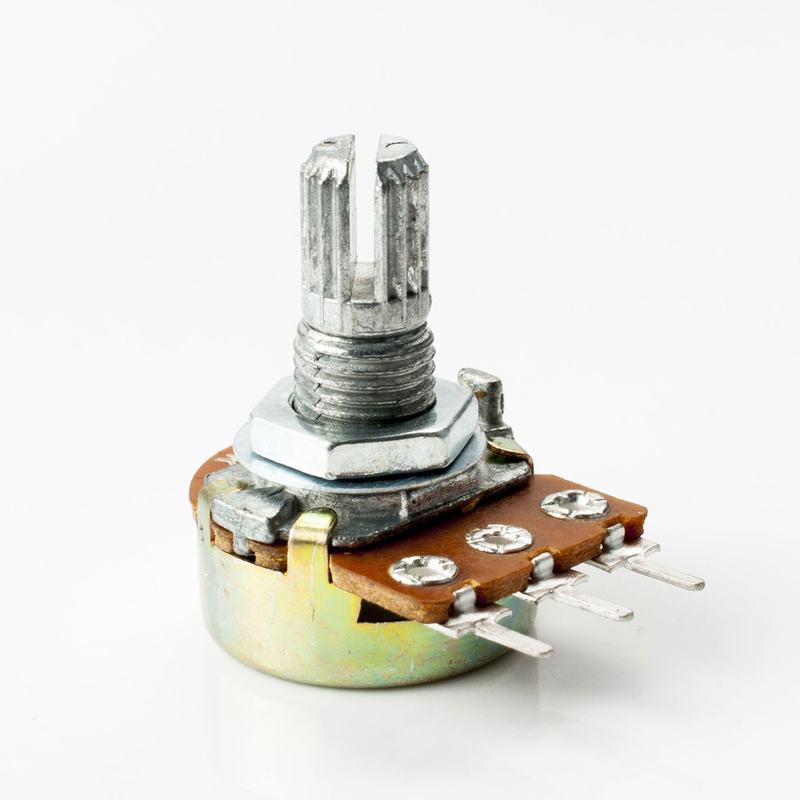 1pcs,WH148 500KO B500K Single channel Mono Rotary Potentiometer Shaft ...