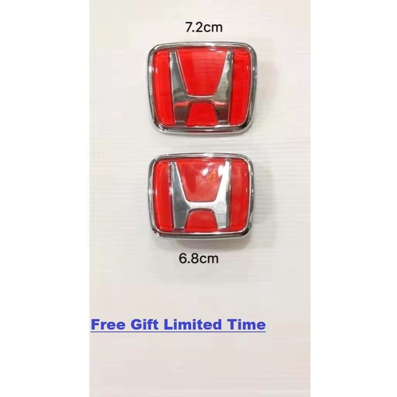 Old Model Honda Accord/City/Civic/SM4/SV4/EK/EG Front/Rear Type R Red ...